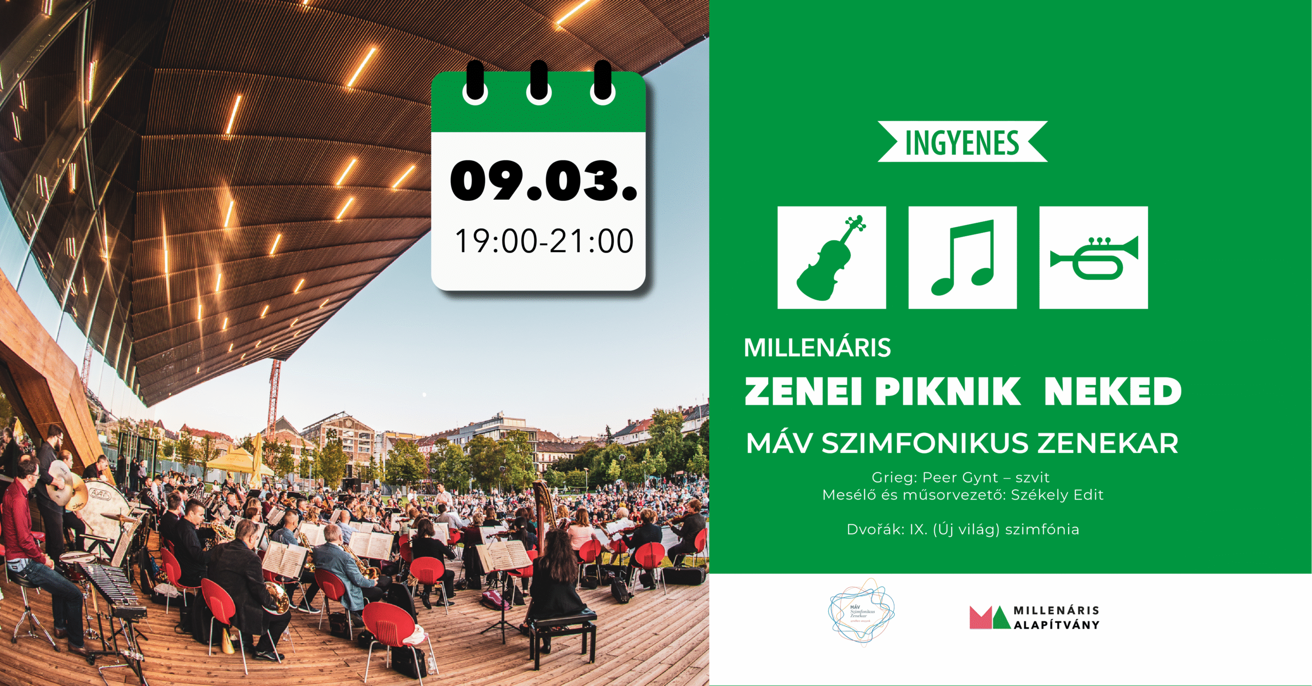 MILLENÁRIS ZENEI PIKNIK NEKED - Millenáris